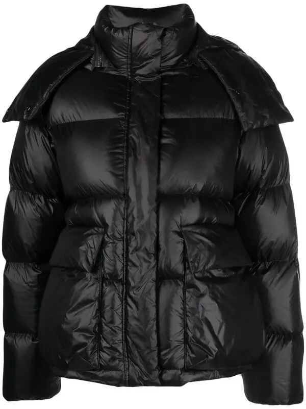 Dorothee Schumacher Padded Quilted Hooded Jacket