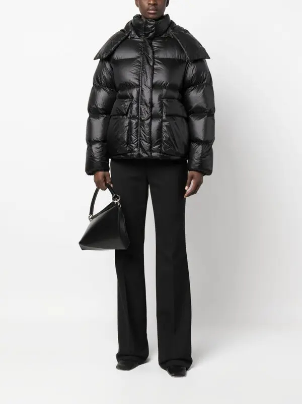 Dorothee Schumacher Padded Quilted Hooded Jacket
