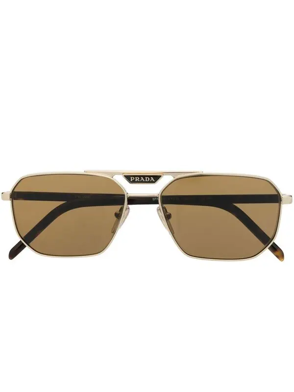 Prada Pilot-frame Sunglasses - Brown