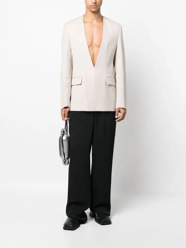 BOTTER Plunging V-neck Wool Blazer