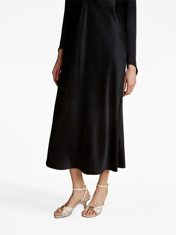 Khaite Olivier Silk Midi Dress