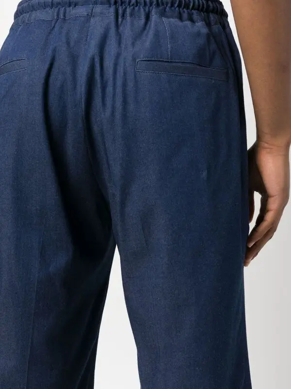Kiton Denim Shorts - Blue