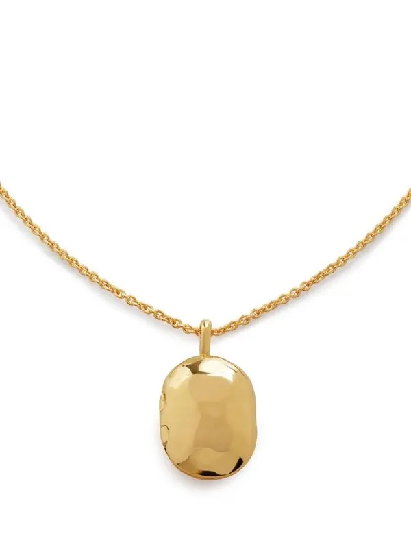 Monica Vinader Mini Locket Adjustable Necklace - Gold