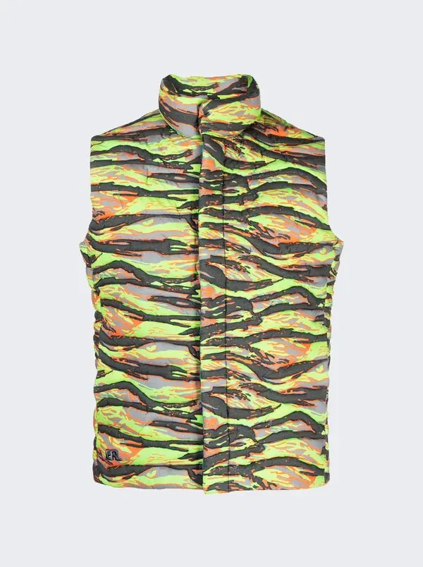 ERL Printed Quilted Puffer Vest