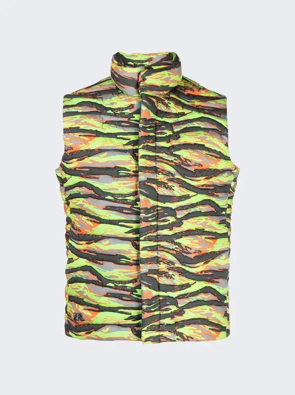 ERL Printed Quilted Puffer Vest