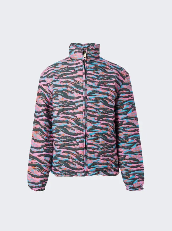 ERL Printed Quilted Puffer Jacket - Pink
