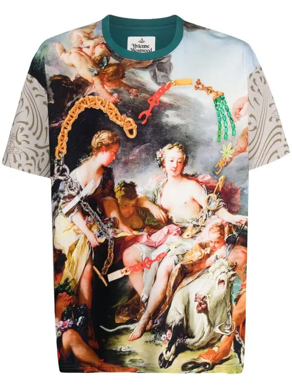 VIVIENNE WESTWOOD Boucher-print Cotton T-shirt