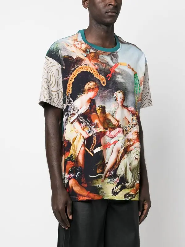 VIVIENNE WESTWOOD Boucher-print Cotton T-shirt