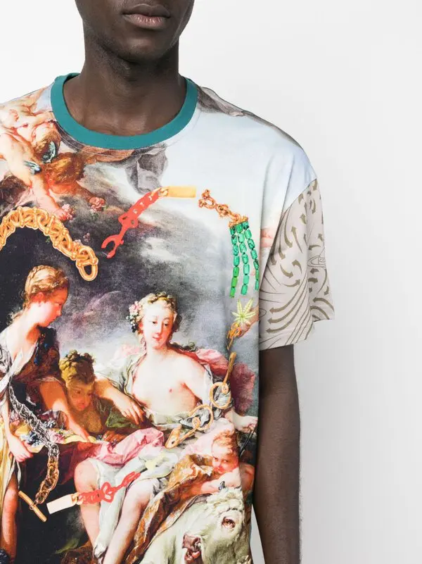 VIVIENNE WESTWOOD Boucher-print Cotton T-shirt