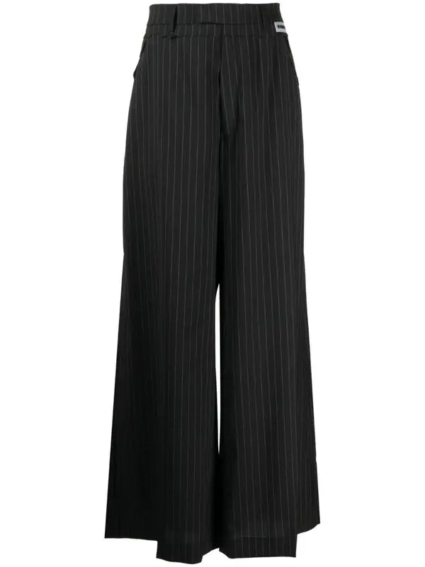 Vetements Pinstripe Wide-leg Trousers
