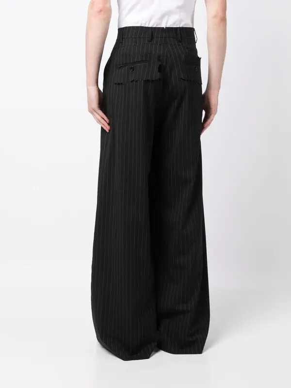 Vetements Pinstripe Wide-leg Trousers