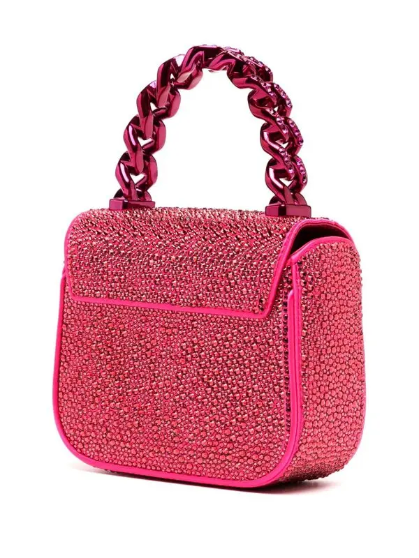 Versace La Medusa Crystal-embellished Mini Bag