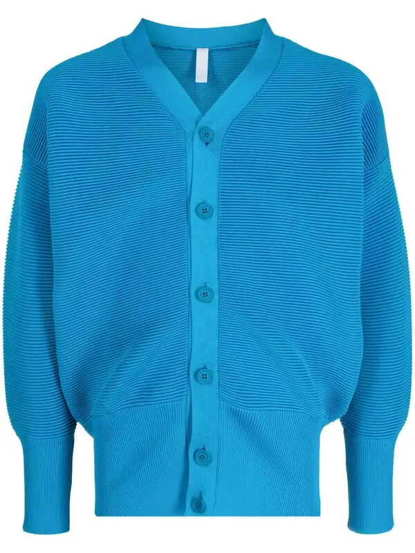 Cfcl V-Neck Knitted Cardigan In Blue - 14% Off | Editorialist