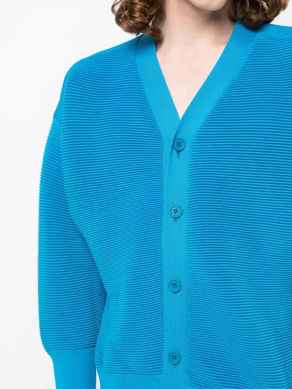 Cfcl V-Neck Knitted Cardigan In Blue - 14% Off | Editorialist