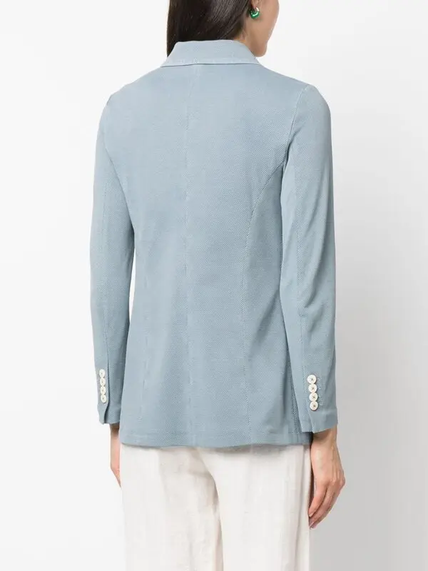 CIRCOLO 1901 Double-breasted Textured Blazer - 546so Riverside