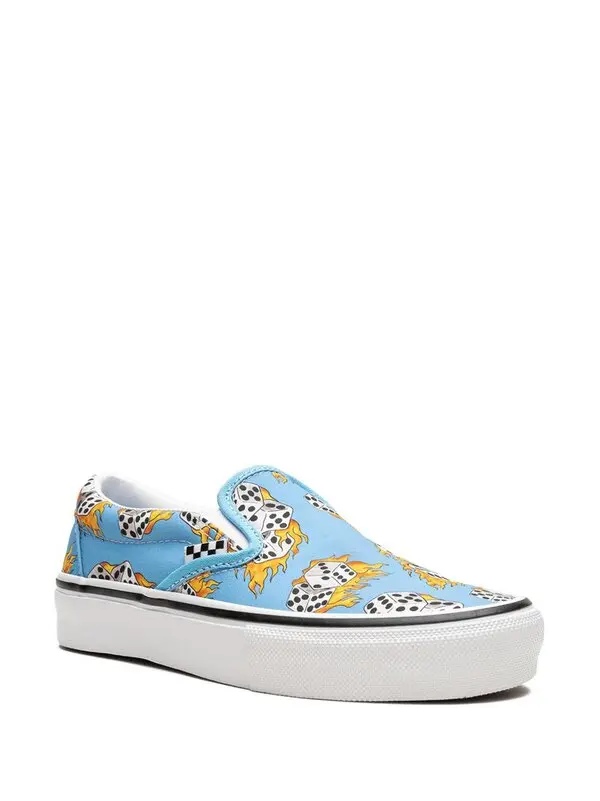 VANS Skate Slip-on Sneakers - Blue