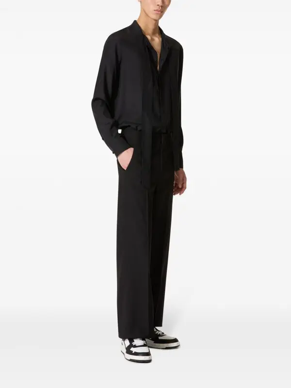 Valentino Garavani Tailored Wool Trousers - Black