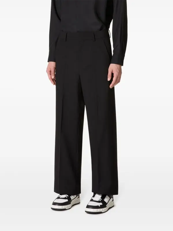 Valentino Garavani Tailored Wool Trousers - Black