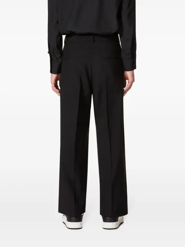 Valentino Garavani Tailored Wool Trousers - Black