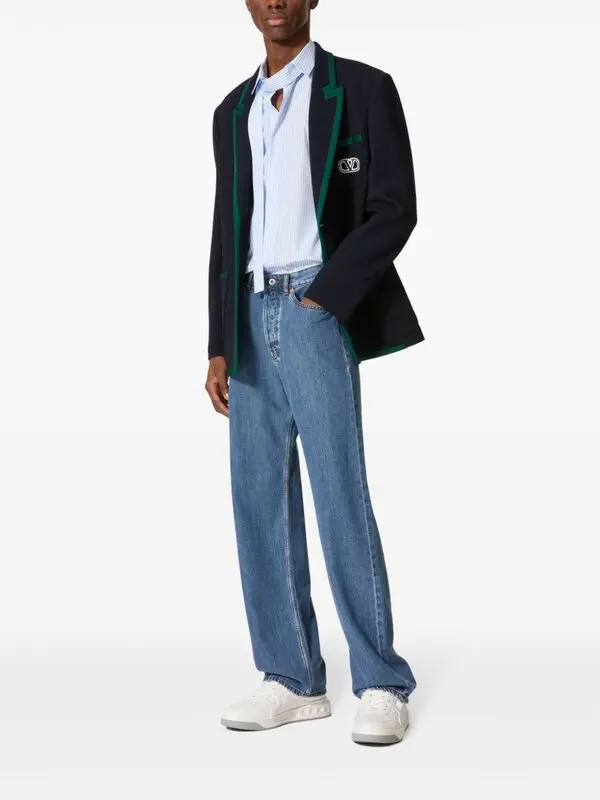 Valentino Garavani Vlogo Signature Single-breasted Blazer