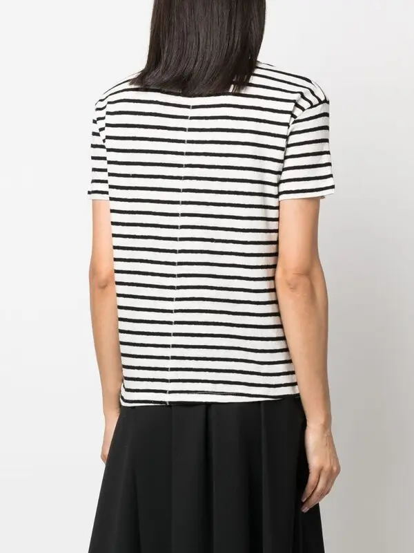 Each X Other Striped V-neck T-shirt