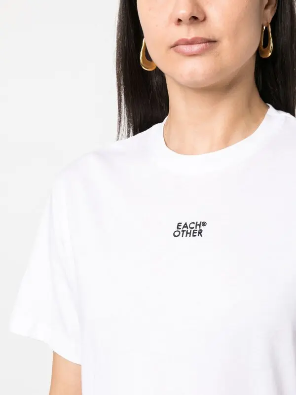 Each X Other Logo-print Cotton T-shirt - White