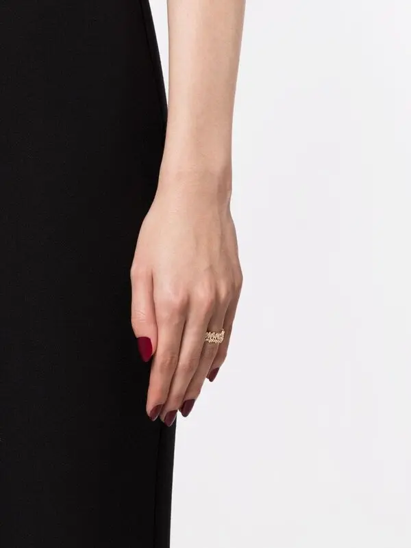 SUZANNE KALAN 18kt Yellow Diamond Eternity Ring - Gold