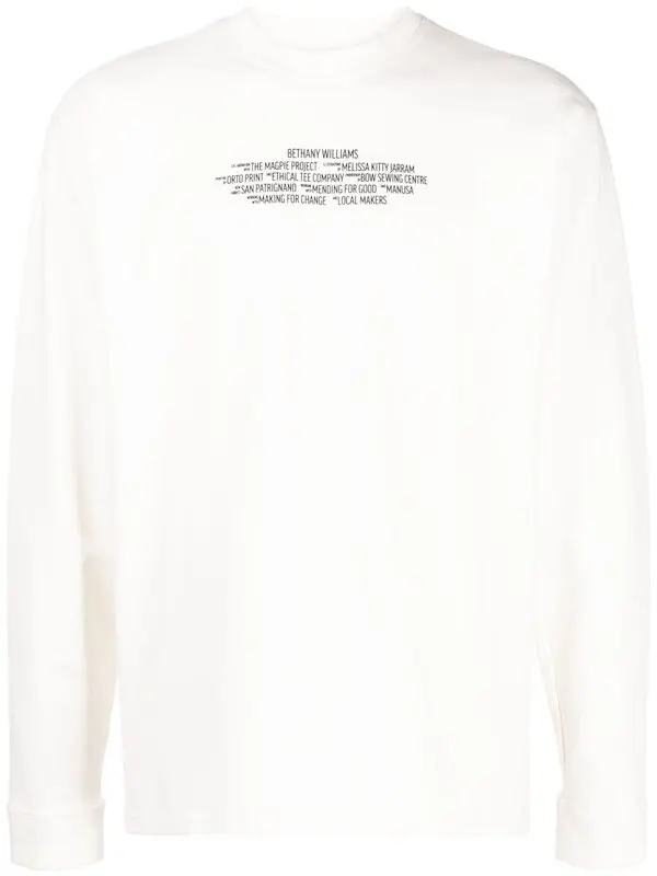 BETHANY WILLIAMS Logo-print Long-sleeved T-shirt