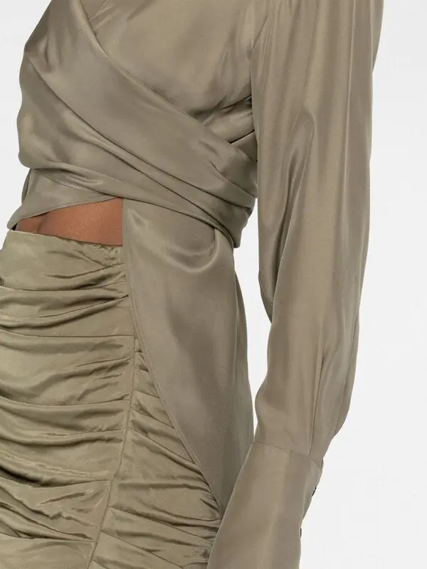 Gauge81 Silk Wrap Blouse