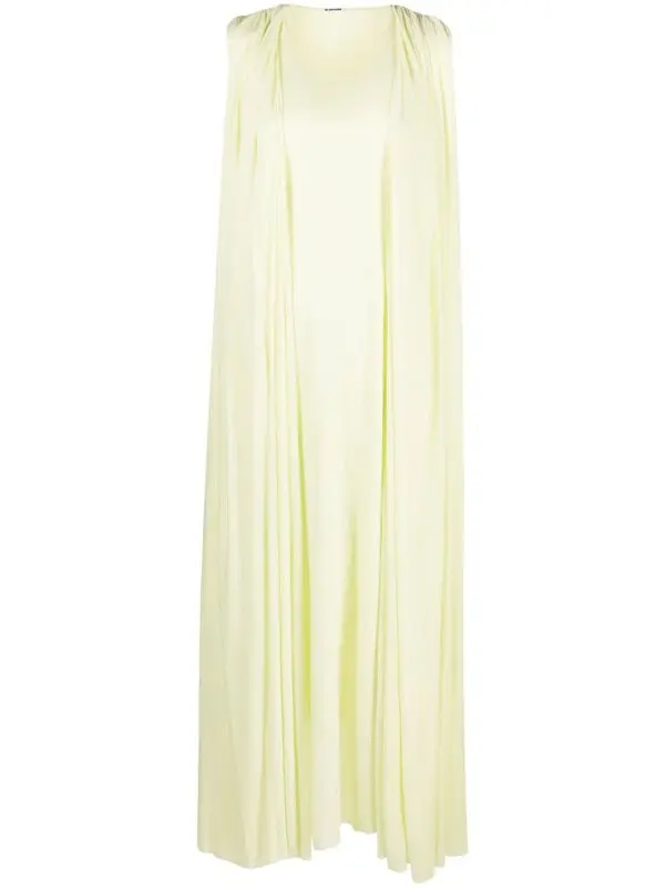 JIL SANDER Draped Maxi Dress - Green