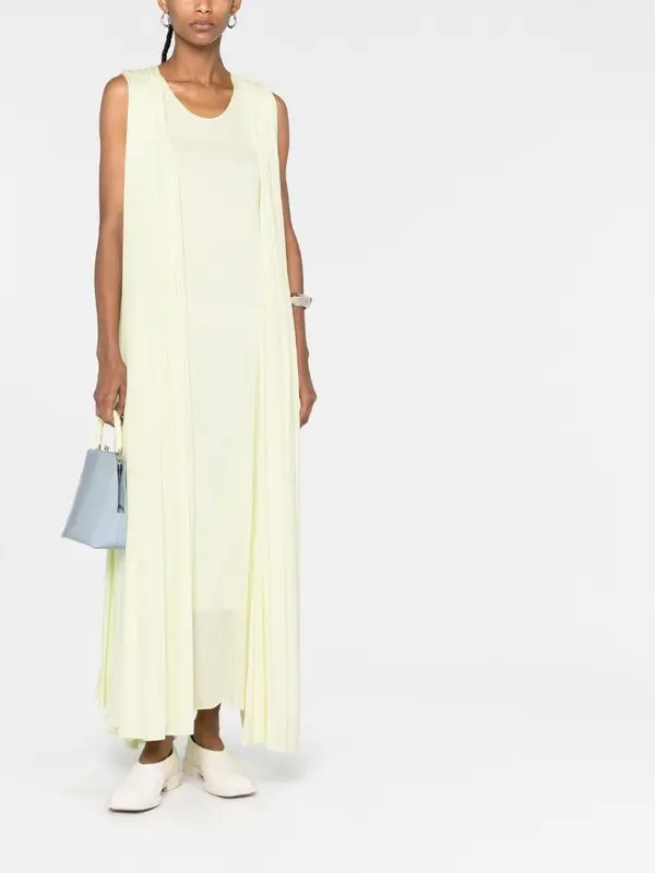 JIL SANDER Draped Maxi Dress - Green