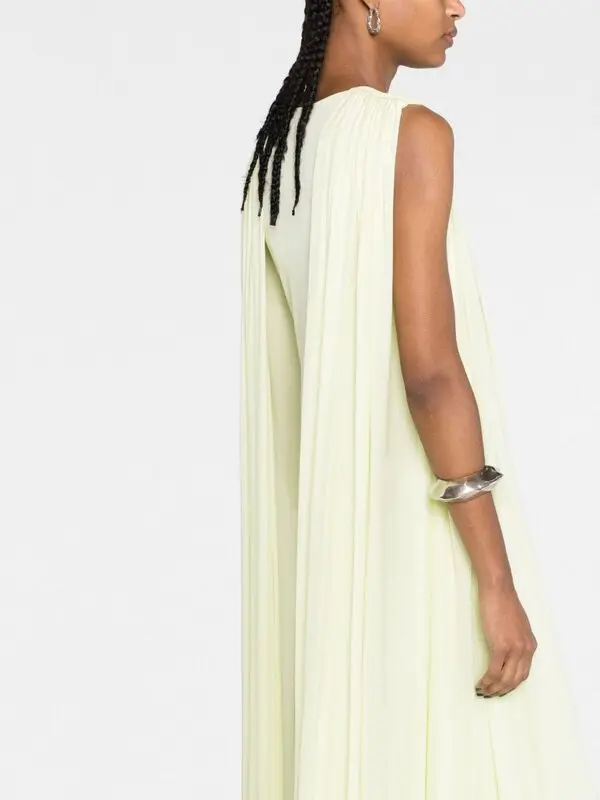 JIL SANDER Draped Maxi Dress - Green