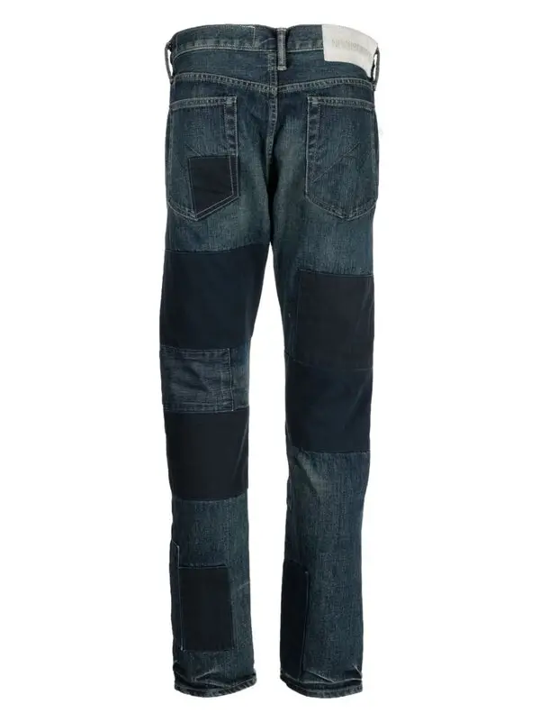 NEIGHBORHOOD Patch-detail Washed-denim Jeans