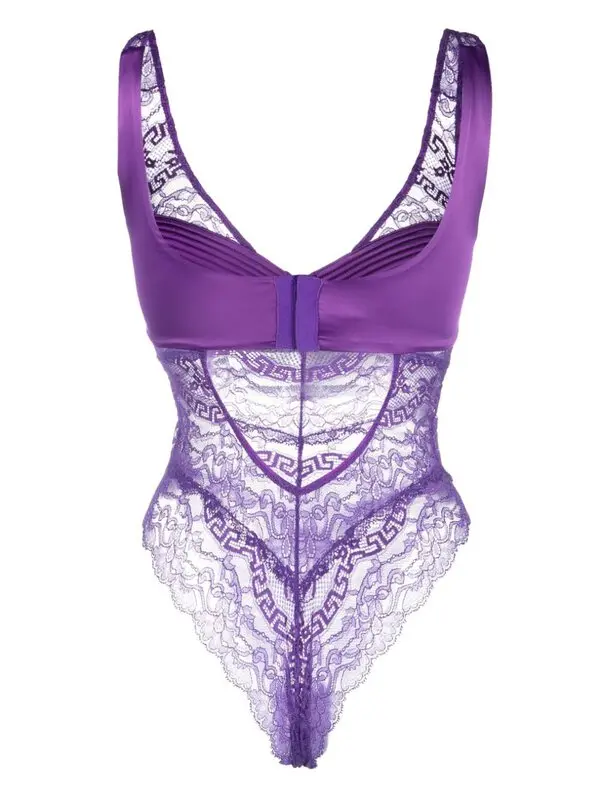 Versace Lace-detail Bodysuit