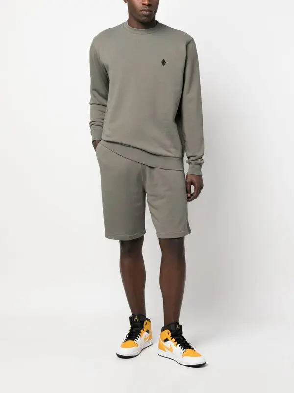 COUNTY OF MILAN Marcelo Burlon Cross Basket Jersey Shorts - Green