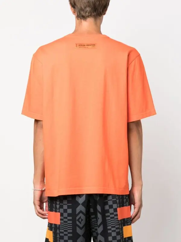 Heron Preston Hpny Print Crew Neck T-shirt - Orange