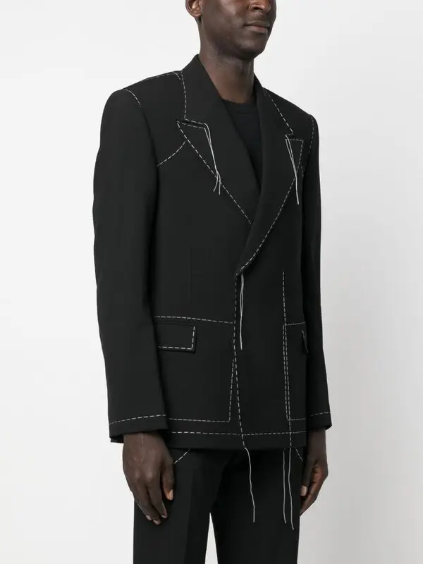 Off-White Stitch Tailored Double-breasted Blazer