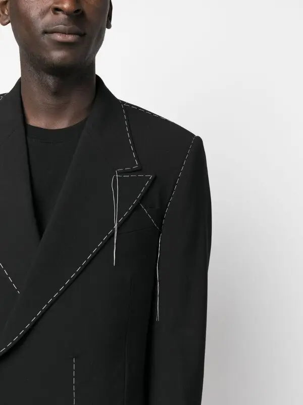 Off-White Stitch Tailored Double-breasted Blazer