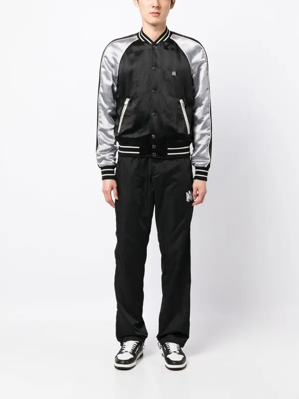 Amiri Logo Print Straight-leg Trousers