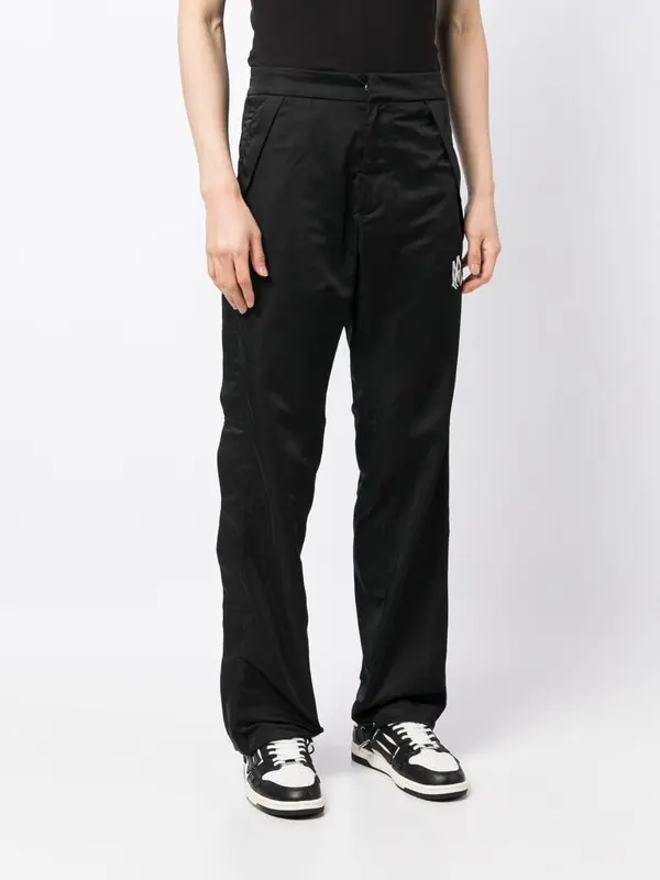 Amiri Logo Print Straight-leg Trousers