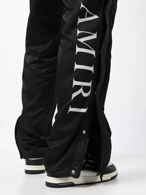 Amiri Logo Print Straight-leg Trousers