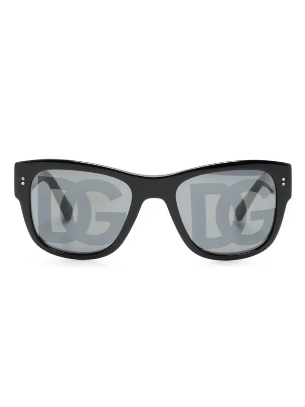 Dolce & Gabbana Logo-print Sunglasses - Black
