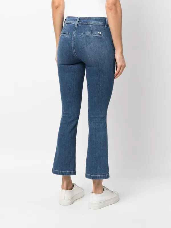 Liu Jo Bootcut Cropped Jeans