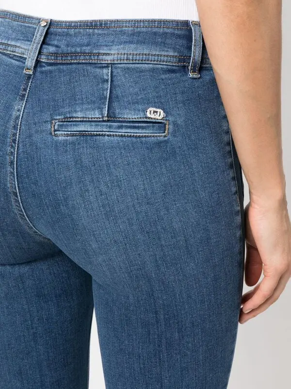 Liu Jo Bootcut Cropped Jeans
