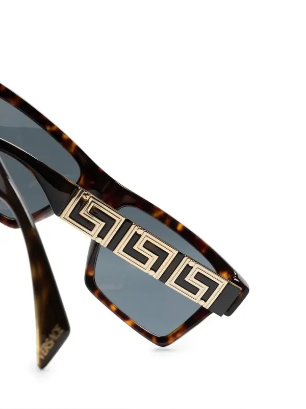 Versace Tortoiseshell Square Sunglasses