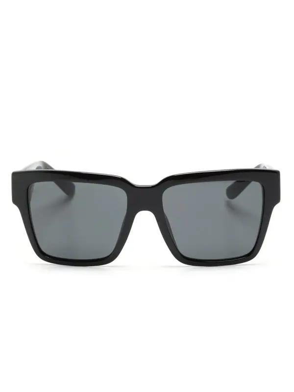 Dolce & Gabbana Rectangle Frame Sunglasses - Black
