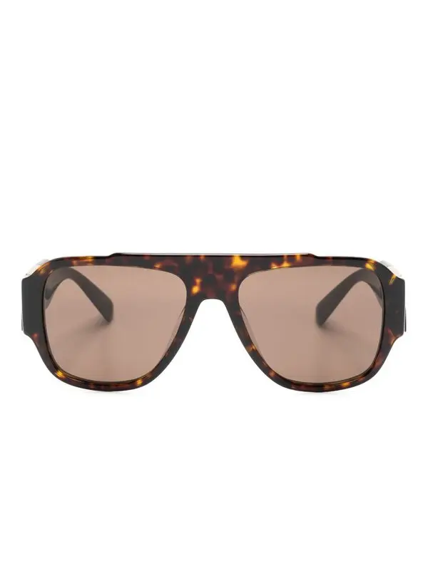 Versace Oversized Sunglasses - Brown