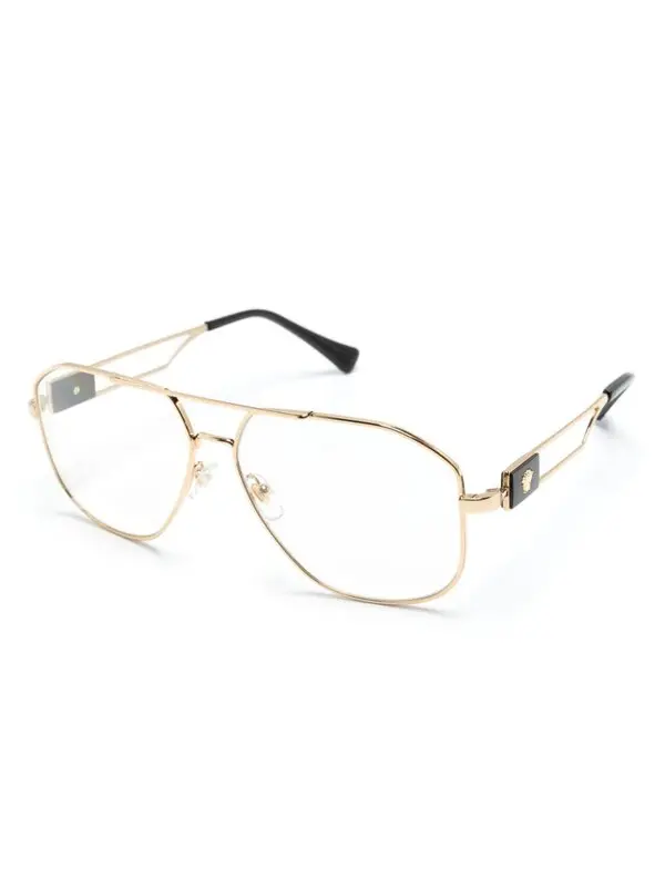 Versace Medusa Head Pilot-frame Glasses