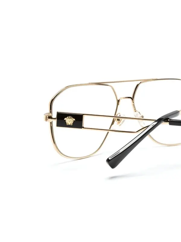 Versace Medusa Head Pilot-frame Glasses
