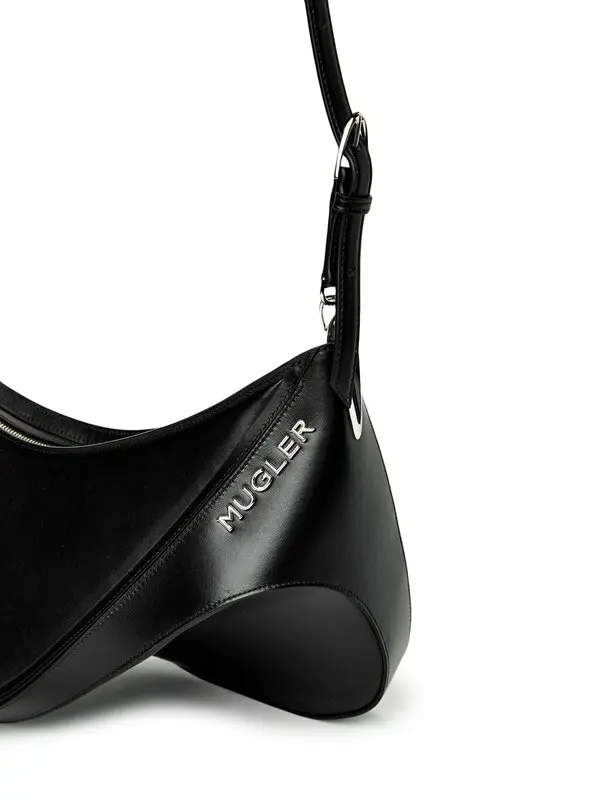 MUGLER Large Smooth Spiral Tote
